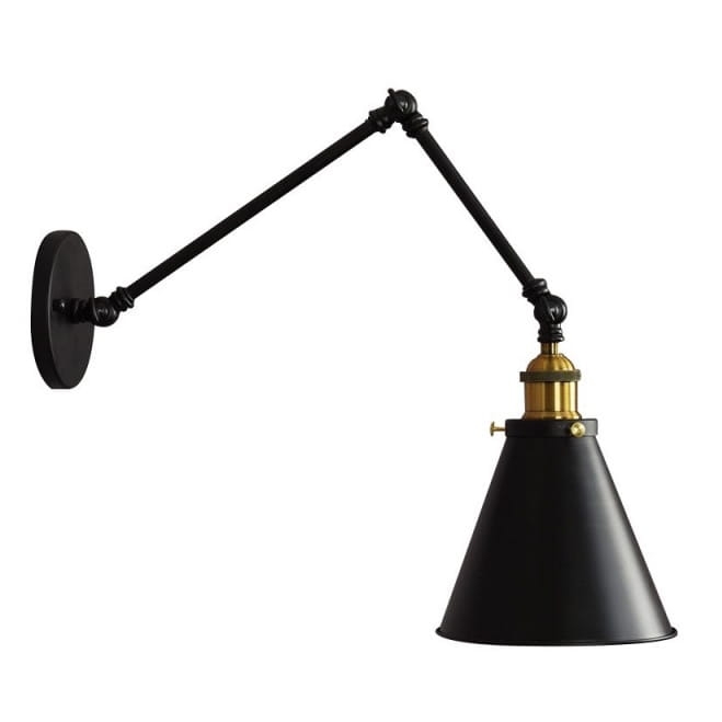 Kinkiet Ruchomy RENDAL No.2 Black - Modern Farmhouse